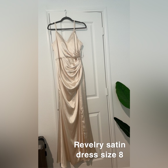 Revelry | Dresses | Revelry Satin Dress | Poshmark